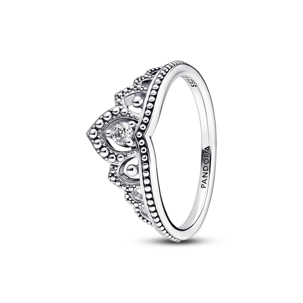 Pierścionek z królewską tiarą i koralikami,192233C01-52 - JUBIREX ...