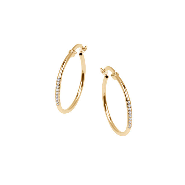 Kolczyki złote ZW-X-X09-N00-HB18232 - JUBIREX - Biżuteria, Brylanty ...